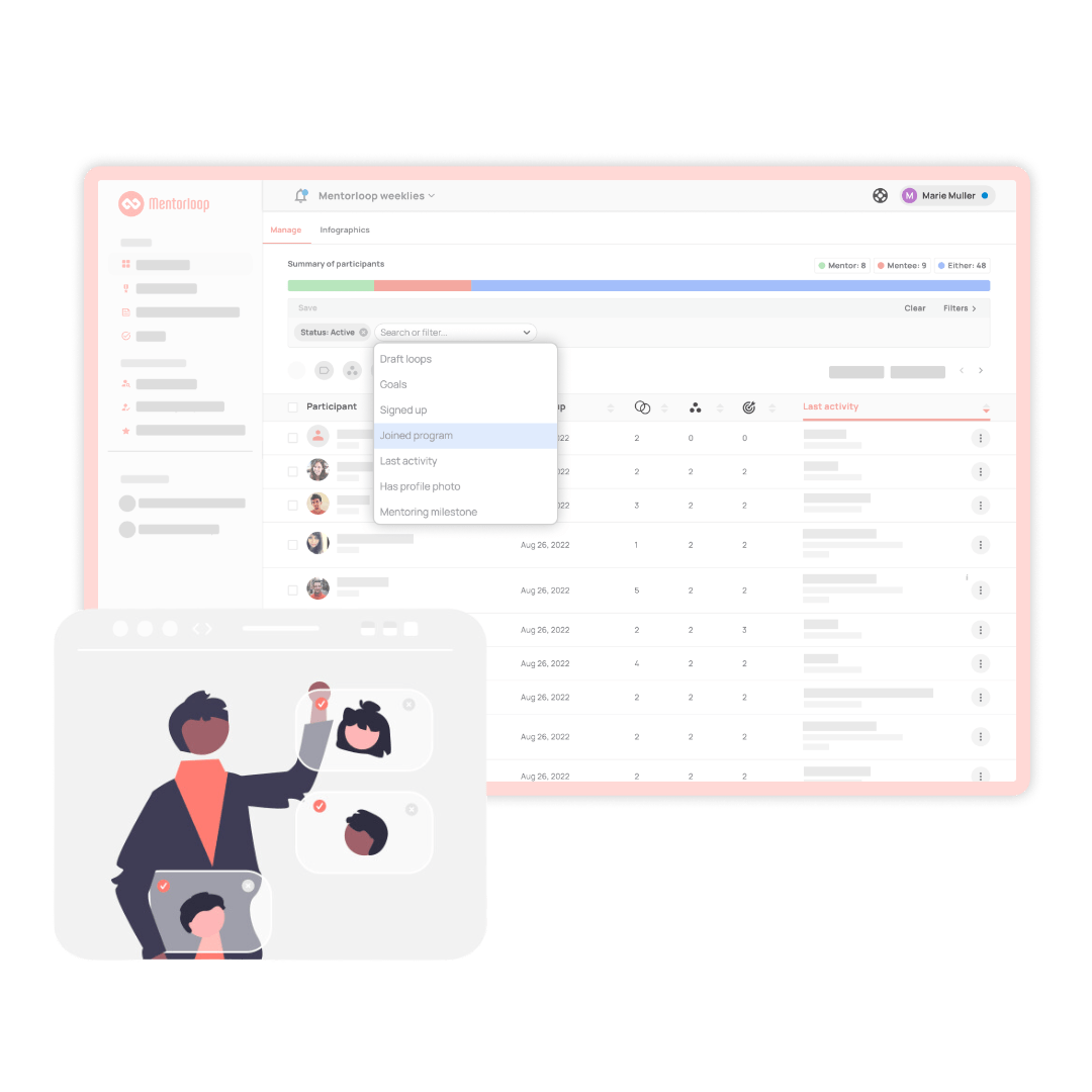 Mentorloop - Dynamic Participant Management Made Simple